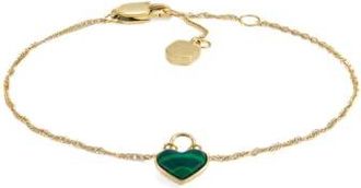 Fossil Bracelet fin en acier inoxydable avec fermoir mousqueton pour femme