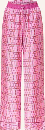 Sem per Lei Sem Per Lei Marlenehose Aus Seide pink