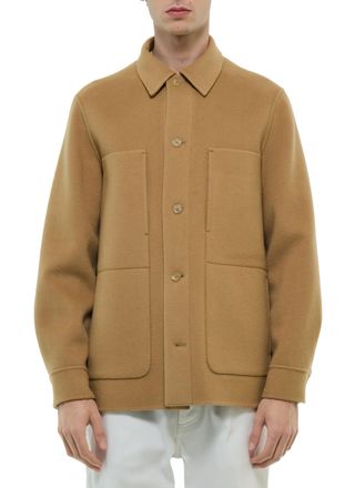 Fursac Veste en drap de laine double face - Taille XL - Homme