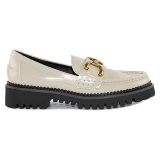 Bibi Lou Beige Lackleder Loafer - - Shoes - Damen - Beige - 36 EU