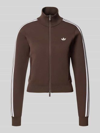 adidas Originals Regular Fit Sweatjacke mit Logo-Stitching