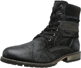 s.Oliver Casual, Bottes Rangers Homme - Noir - Schwarz (Black 001), 40 EU