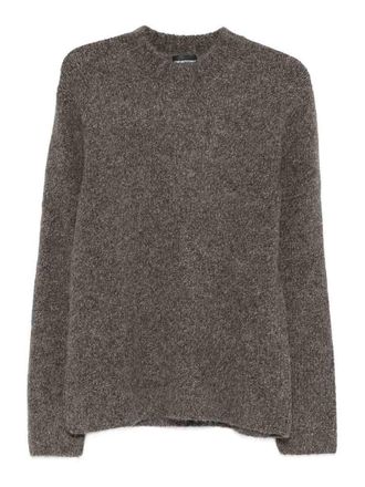 Emporio Armani Pull Col Rond - Gris
