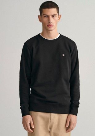 GANT Sweatshirt REG SHIELD C-NECK SWEAT mit Logostickerei auf der Brust