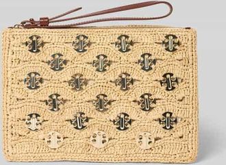 Paco Rabanne Clutch in Flecht-Optik