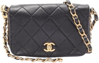 Chanel Sac bandouli&egrave;re matelass&eacute; Pre-owned - Femme - Pre-owned - Noir - Taille: ONE Size