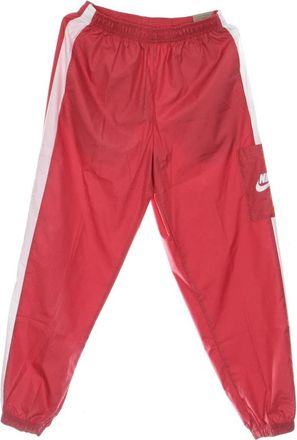 Nike Essenzielle Gewebte Jogger Trainingshose Rosa/Wei&szlig; - - Sport - Damen - Rosa - S