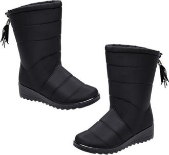 Soimiss hautes Pour Femme De Neige Chaudes Et Imperm&eacute;ables Semelles Antid&eacute;rapantes Et &Eacute;paisses