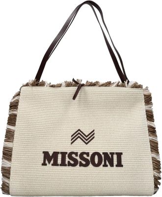Missoni Femme, Sacs, Blanc, Taille: ONE Size Tote Bags