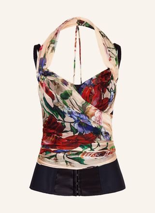 Dolce & Gabbana Blusentop Mit Seide beige