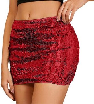 Generic Deguisement Carnaval Adulte Femme Deguisement Grande Taille Vintage Jupe Short Chic de Fete a Sequin Et Elegant Tenue de Fete Femme Carnaval Adulte Ju