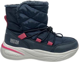 Kangaroos Damen K-Aw Kimo Schneestiefel, dk Navy/Daisy pink, 35 EU