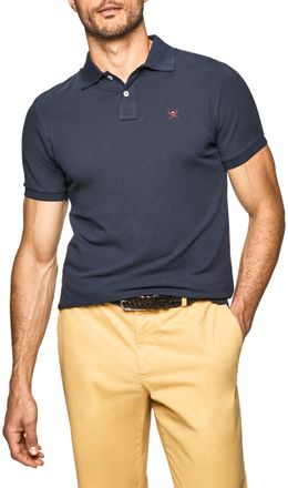Hackett Herren Slim Fit Logo Polo Shirt, Blue (Navy), S