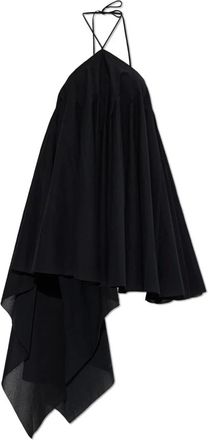 Jacquemus Femme, Robes, Noir, Taille: 38 FR Robe pliss&eacute;e asym&eacute;trique