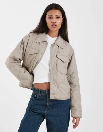 Jack & Jones Veste matelass&eacute;e - Kaki-Vert