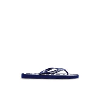 Versace Jeans Couture Homme, Chaussures, Bleu, Taille: 39 EU Sandales en caoutchouc avec logo