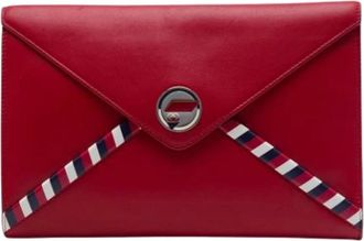 Chanel Sac pochette vintage doccasion - Femme - Pre-owned - Rouge - Taille: ONE Size