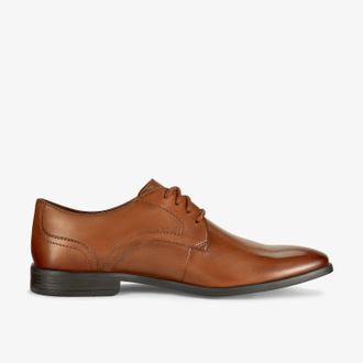 Clarks Brandon Lace Tan Leather Schuhe