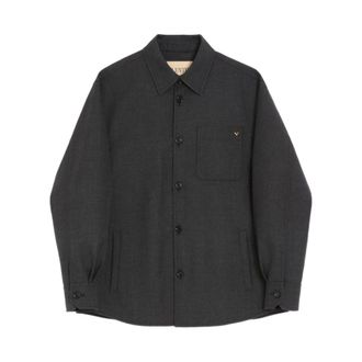 Valentino Garavani Homme, Vestes, Gris, Taille: XL Vestes l&eacute;g&egrave;res
