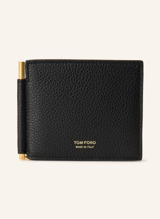 Tom Ford Geldb&ouml;rse Mit Geldklammer schwarz