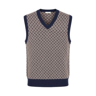 Malo Strickweste mit V-Ausschnitt - - Knitwear - Herren - Blau - XL