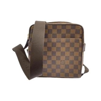 Louis Vuitton Pre-owned Damier Olaf Umh&auml;ngetasche aus beschichtetem Canvas - - Pre-owned - Damen - Braun - ONE SIZE