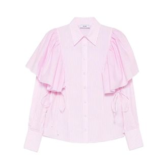 Jijil 0689 Camicia B.ca A Righe - - Blouses & Shirts - Damen - Rosa - L
