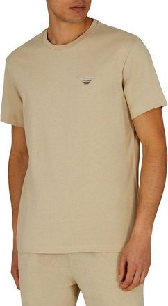 Emporio Armani T-Shirt T-Shirt Beachwear mit Logopatch &uuml;ber der Brust