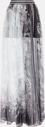 Elie Saab Maxirock aus Seidenchiffon