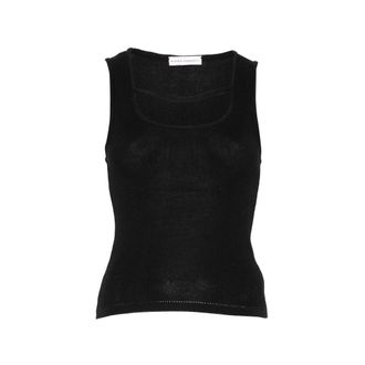Niccol&ograve; Pasqualetti Geripptes Tanktop - - Tops - Damen - Schwarzk - XS