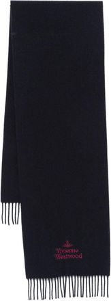 Vivienne Westwood Bestickter Schal - Blau