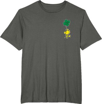 Peanuts St. Patricks Day Woodstock Lucky Clover T-Shirt