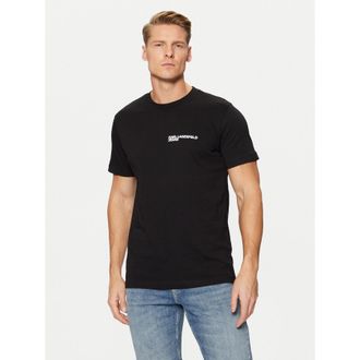 Karl Lagerfeld T-Shirt A1M17003 Schwarz Slim Fit