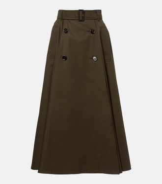 Burberry Midirock aus Gabardine