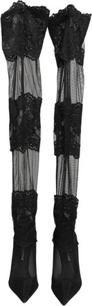 Dolce & Gabbana Socks Pumps Heel - Black