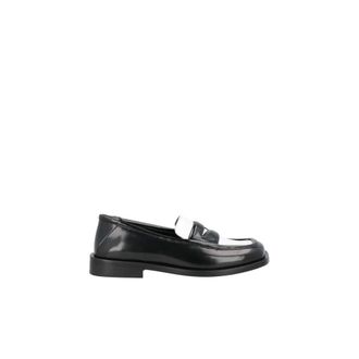 The Attico Femme, Chaussures, Noir, Taille: 40 EU Mocassins Slip-On en Cuir
