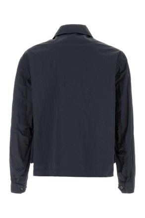 Stone Island Mens Dark Blue Nylon Windbreaker Exterior: Giacche E Gilet Jacket