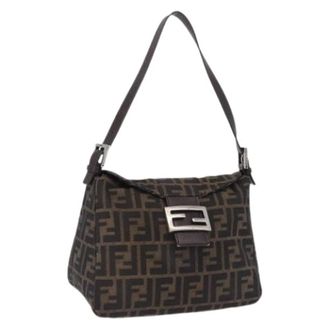 Fendi Pre-owned Sac bandouli&egrave;re vintage en toile - Femme - Pre-owned - Brun - Taille: ONE Size