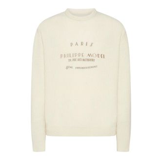 Philippe Model Homme, Pulls, Blanc, Taille: XL Sweater