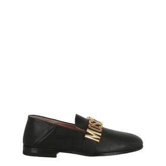 Moschino Flache Stoff-Espadrilles - - Shoes - Damen - Schwarzk - 36 EU