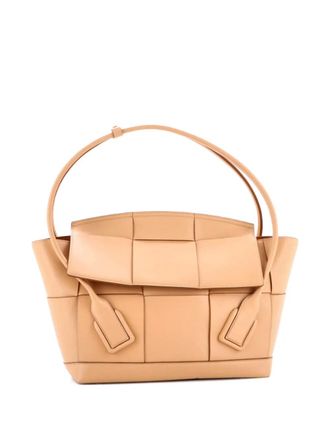 Bottega Veneta Arco Bag Maxi Intrecciato Leather Medium shoulder bag - Braun