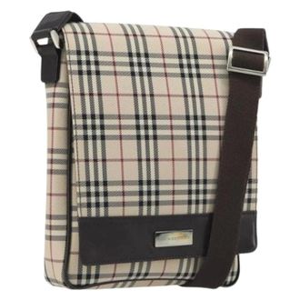 Burberry Sac bandouli&egrave;re Pre-owned en toile - Femme - Pre-owned - Beige - Taille: ONE Size