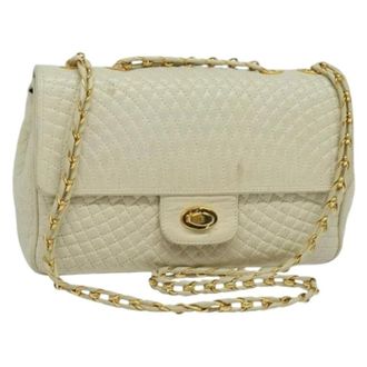 Bally Pre-owned Ledertasche zum Umh&auml;ngen - - Pre-owned - Damen - Wei&szlig; - ONE SIZE