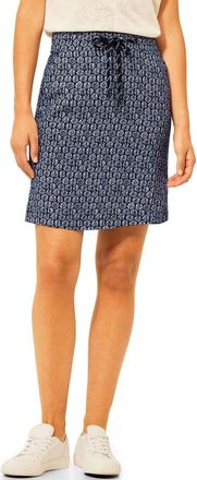 Cecil Damen B361112 Sommerrock Floral, deep Blue, S