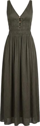 Liu Jo Femme, Robes, Vert, Taille: 36 FR Longuette Dress