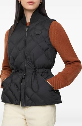 Burberry gilet à fermeture zippée - Noir