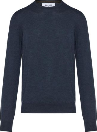 Gran Sasso Homme, Pulls, Bleu, Taille: 2XL Maille ras du cou