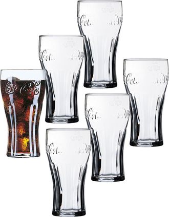 Arcoroc Cola Konturglas 37cl -0,3l geeicht - 6 Stück - Colagläser