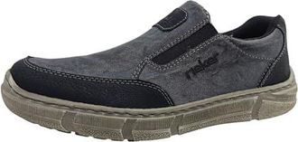 Rieker Homme 04054 Mocassin, 45 Noir Graphite, 44 EU