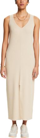 Esprit Damen 044ee1e384 Kleid, 295/Cream Beige, M